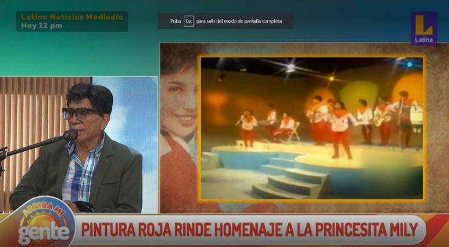 Fundador de Pintura Roja recordó a ‘Princesita Mily’: “Era una chica con todas las actitudes ...