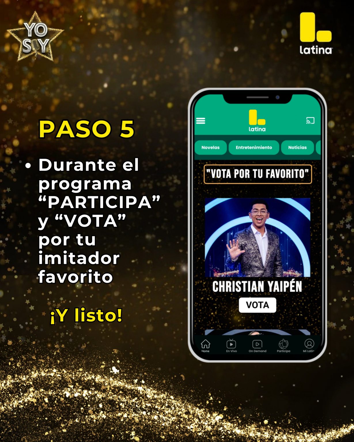 Yo Soy 2025: Raphael BRILLA con “Digan lo que digan” y quiere llegar a la GRAN FINAL del programa